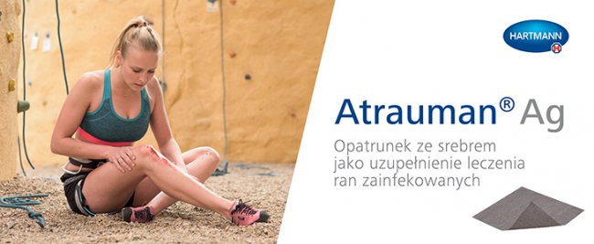 Opatrunek ze srebrem na trudno gojące się rany - Atrauman Ag | sklep Hartmann24.pl
